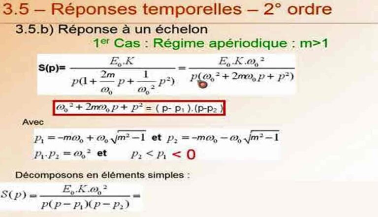 Exercices corrigés : Réglage d'un correcteur PID - Cours et TD BUT GEII